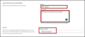 Create SharePoint Groups [Customize & Manage Groups]