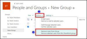 Create SharePoint Groups [Customize & Manage Groups]
