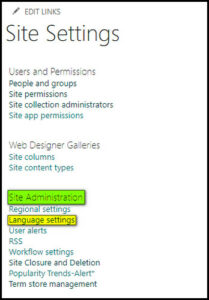Change SharePoint Language Settings To Get Comfortable