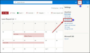 SharePoint Calendar Views [Create Calendar Views from Lists]