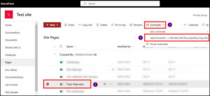 Copy Pages in SharePoint Online [Duplicate Site Data]