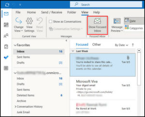 Combine Focused and Other Outlook Emails [In a Minute]