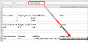 How To Insert Use Convert Complex Numbers In Excel