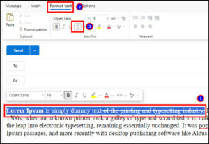 Outlook: Add and Remove Strikethrough [Mark Your Text]