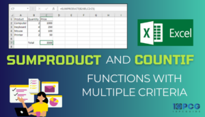 Excel: SUMPRODUCT and COUNTIF Functions with Multiple Criteria