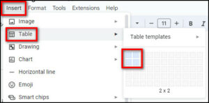 How to Make a T Chart in Google Docs [Within a Minute]