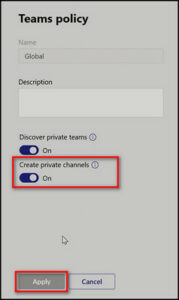 Create a Private Channel in Teams [Share Classified Content]