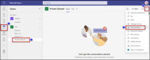 Create a Private Channel in Teams [Share Classified Content]