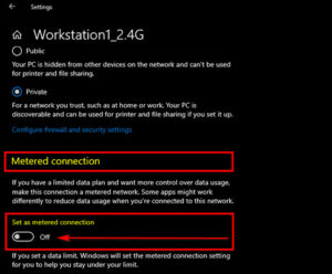 Fix Outlook Metered Network Warning [Regain Connection]