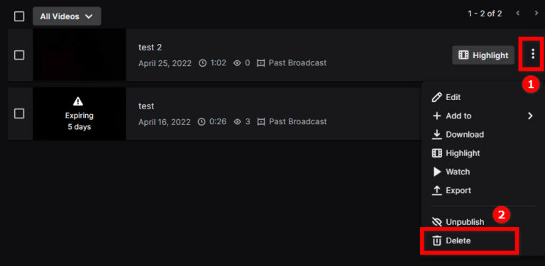 Delete Twitch Videos/Clips [Step-by-Step Guide 2024]