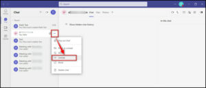 Microsoft Teams Hide Chat Panel [Extend Workspace]