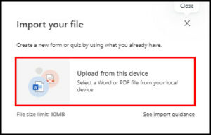 Microsoft Forms: Import Questions from Another Form