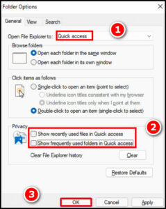 Disable Quick Access in Windows 11 [Three Minute Read]