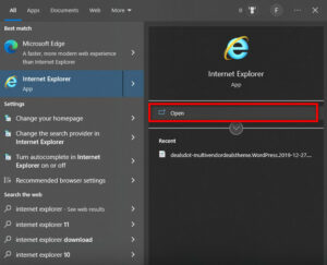 How to Open Internet Explorer in Windows 10 [5 Quick Methods]