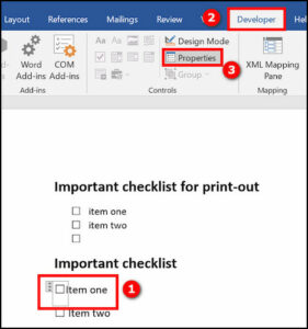 Add Check Boxes To Your Microsoft Word Document [2024]