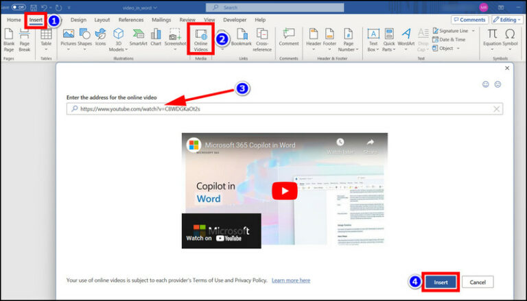 How to Insert Video in Word Document [2 Easy Ways]