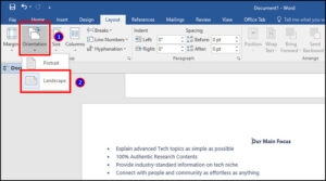 How to Make One Page Landscape in Word [2 Easy Methods]
