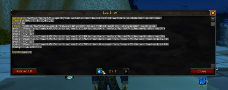 LUA Error on World of Warcraft [5 Fixes for Any Version]