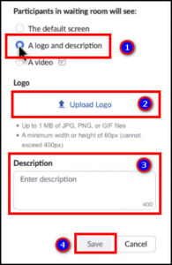Customize Zoom Waiting Room [Configure it As You Prefer]